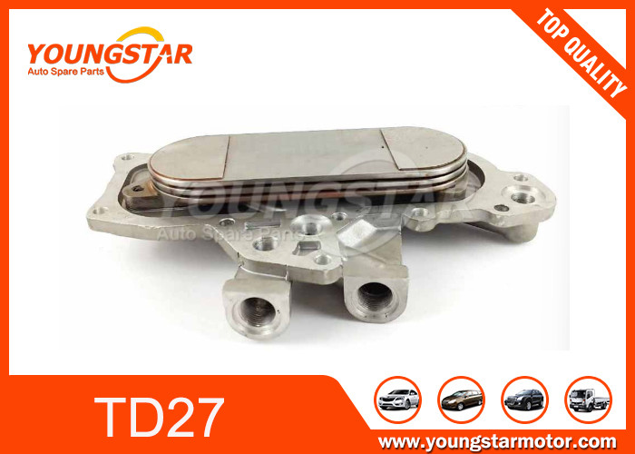 Aluminium 21305-54T00 TD27 Oil Cooler Asssy For Nissan