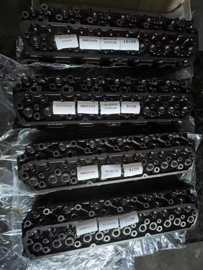 ME993502 6D16T Mitsubishi Engine Performance Cylinder Head On A Kobelco ...