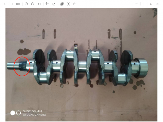 Custom TOYOTA 3L 5L Engine Hilux Crankshaft 13401 - 54020 8V / 4 cyl