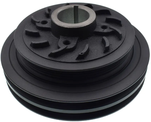 Rubber Crankshaft Pulley 23124-42030 For Hyundai